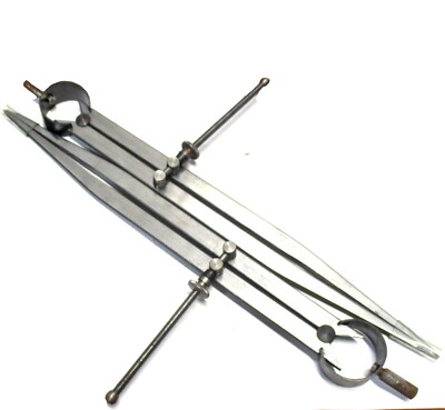 NEW 250mm / 10" Max Steel Spring Divider w/ Adjustable Screw Bar - Lot ...