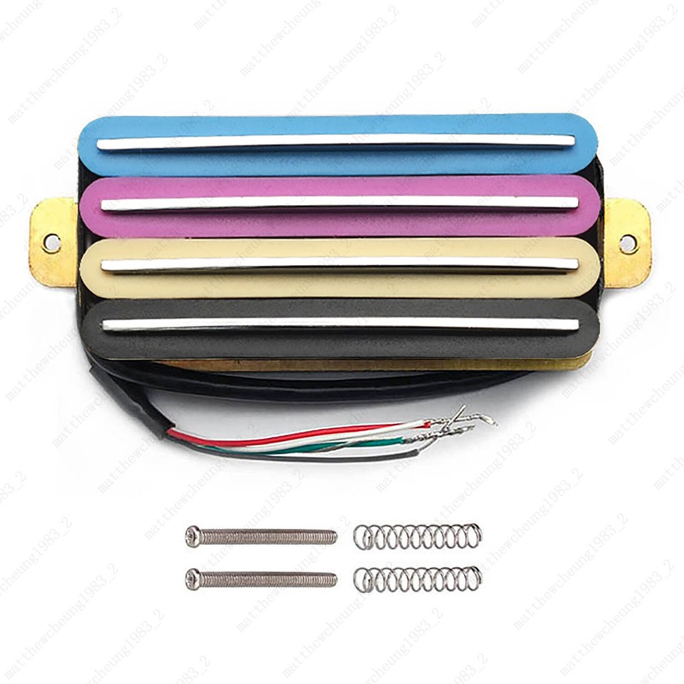 2-Dual Blade Guitar High Output Track Type Four Coil Humbucker Pickup ...