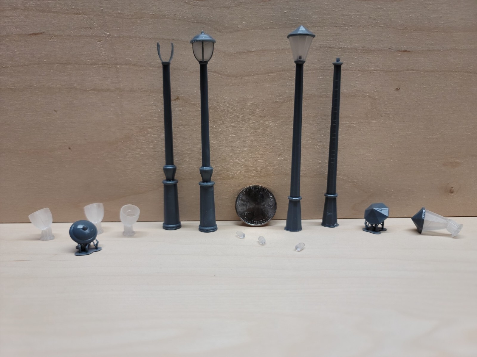 VINTAGE STREET LIGHTS FOR DIORAMA SCALE 1/35, QTY:4 RESIN 3D PRINTED | eBay