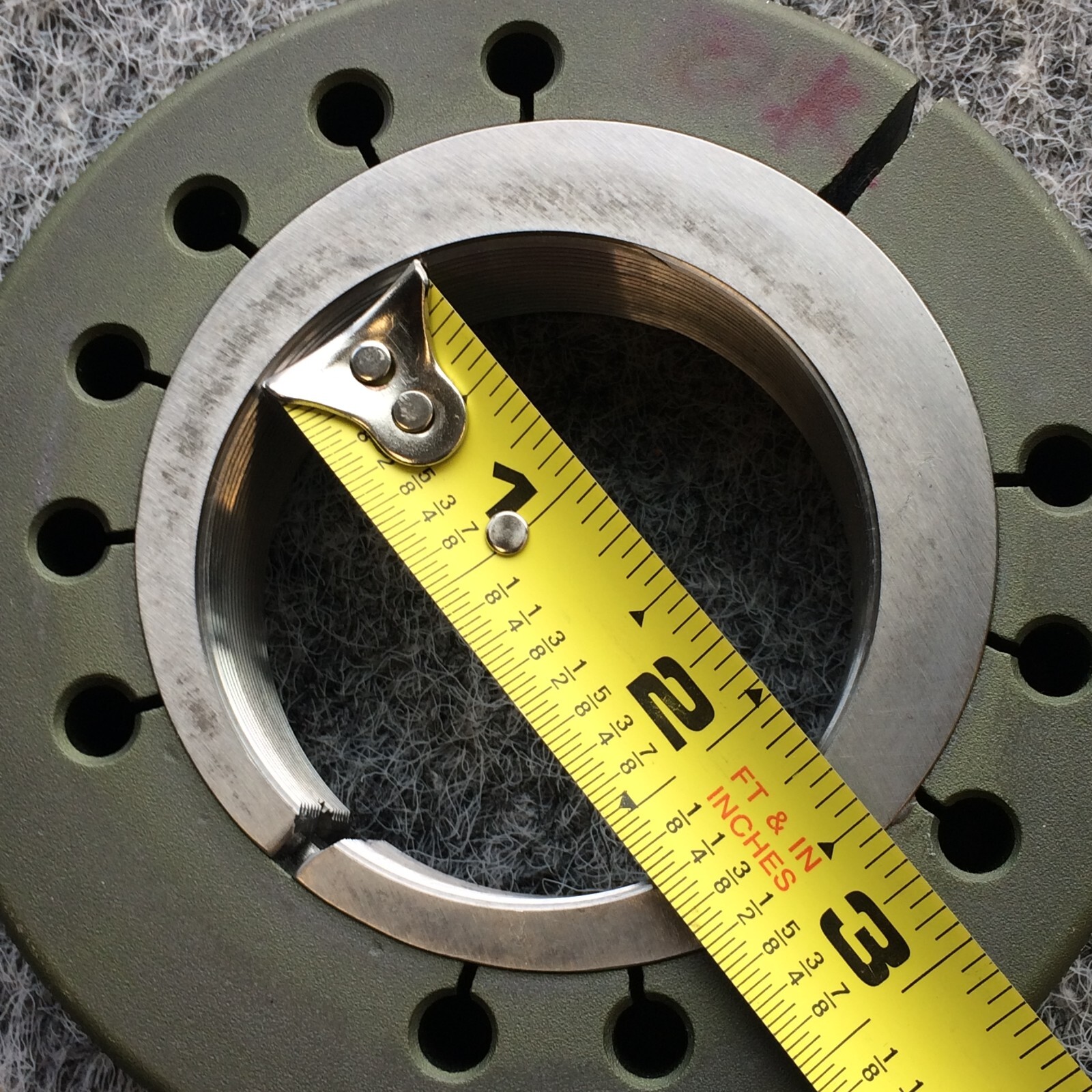 2 3/8 20 UN 3A THREAD RING GAGE GO ONLY P.D. = 2.3425 EX GSG INSPECTION ...