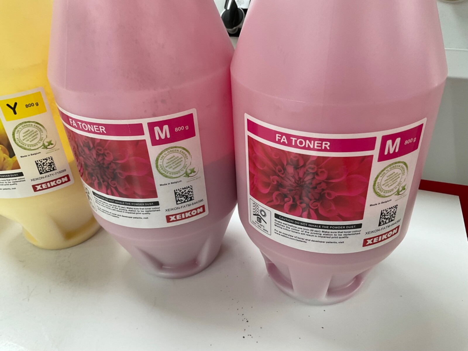 Xeikon FA-Toner- 2 Yellow, 2 Magenta, 1 Blue & 1 Black- 800g each | eBay