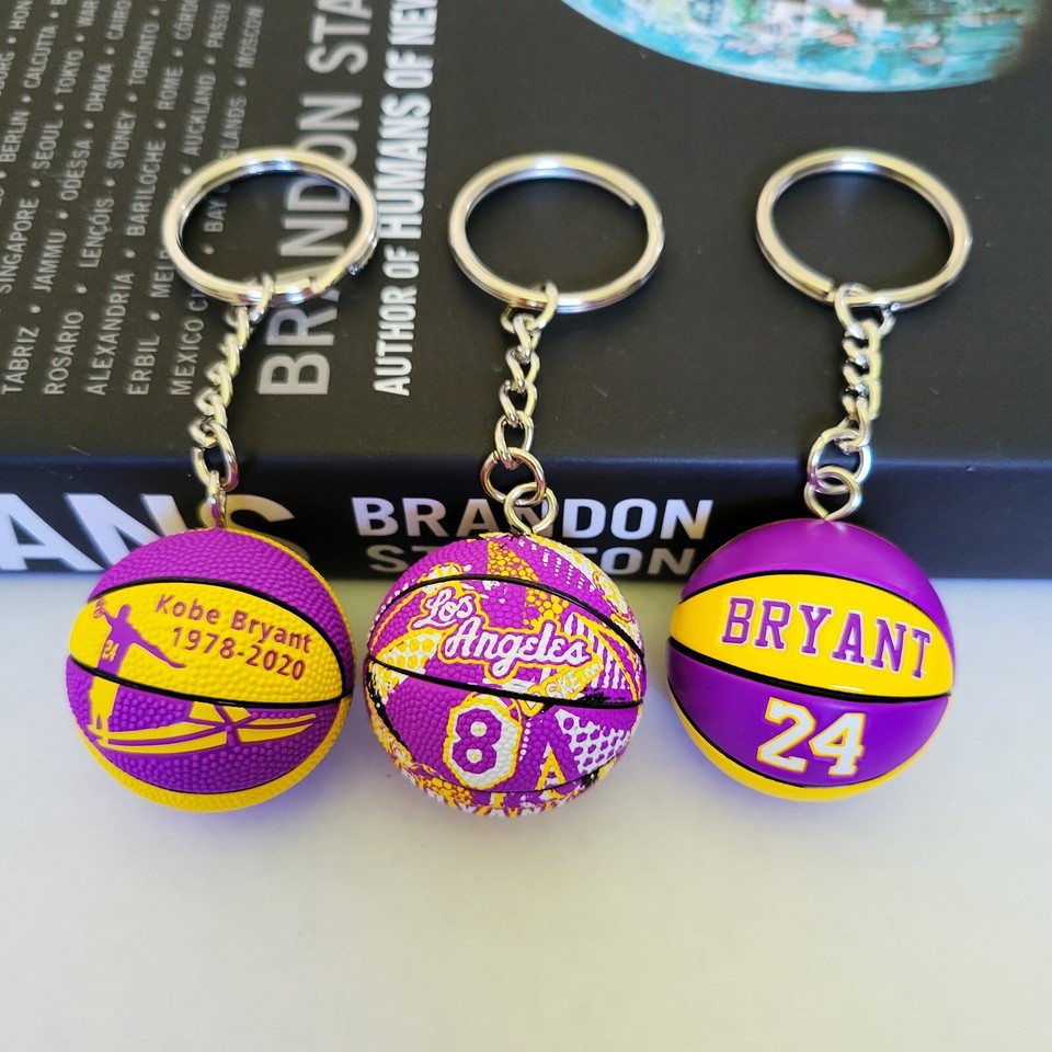 Basketball Keychain Lakers mini Basketball Keychains for Men Cute ...