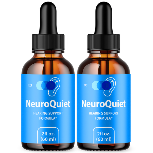 (2 Pack) Neuro Quiet Ear Drops - For Tinnitus Supports, Ear Relief ...