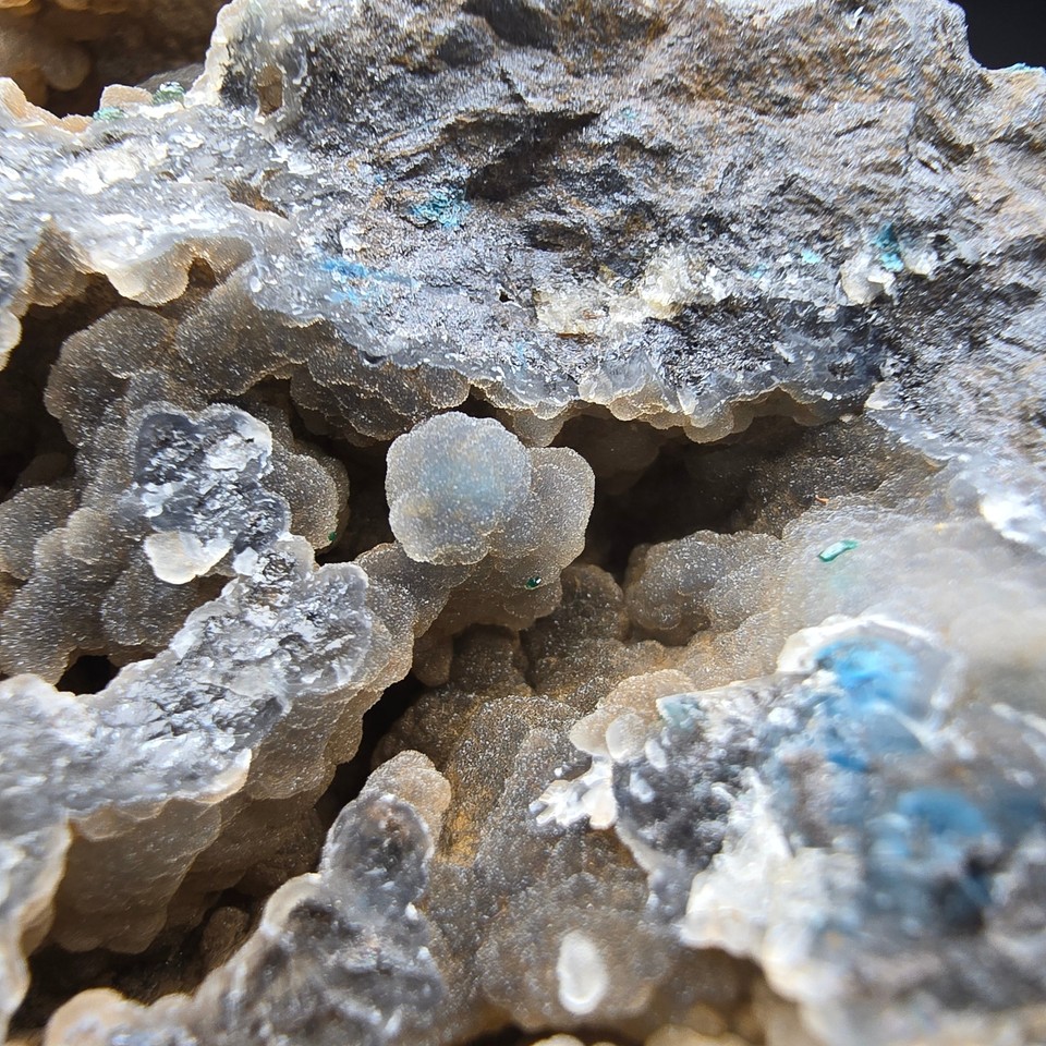 Rare large Shattuckite, Dioptase specimen blue Kaokoveld, Namibia 89*68 ...
