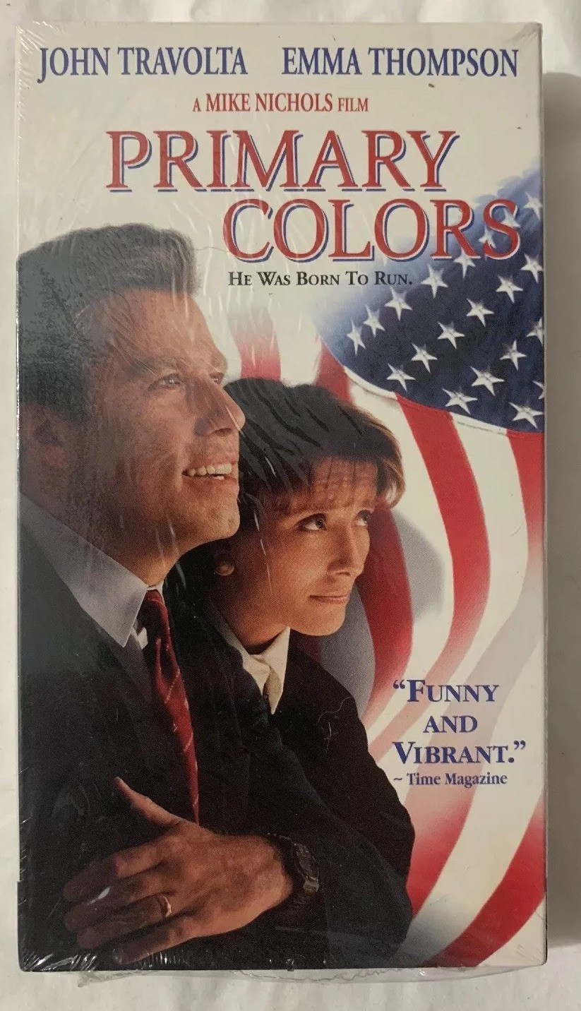 Primary Colors (VHS, 1998) Factory Sealed John Travolta Emma Thompson ...