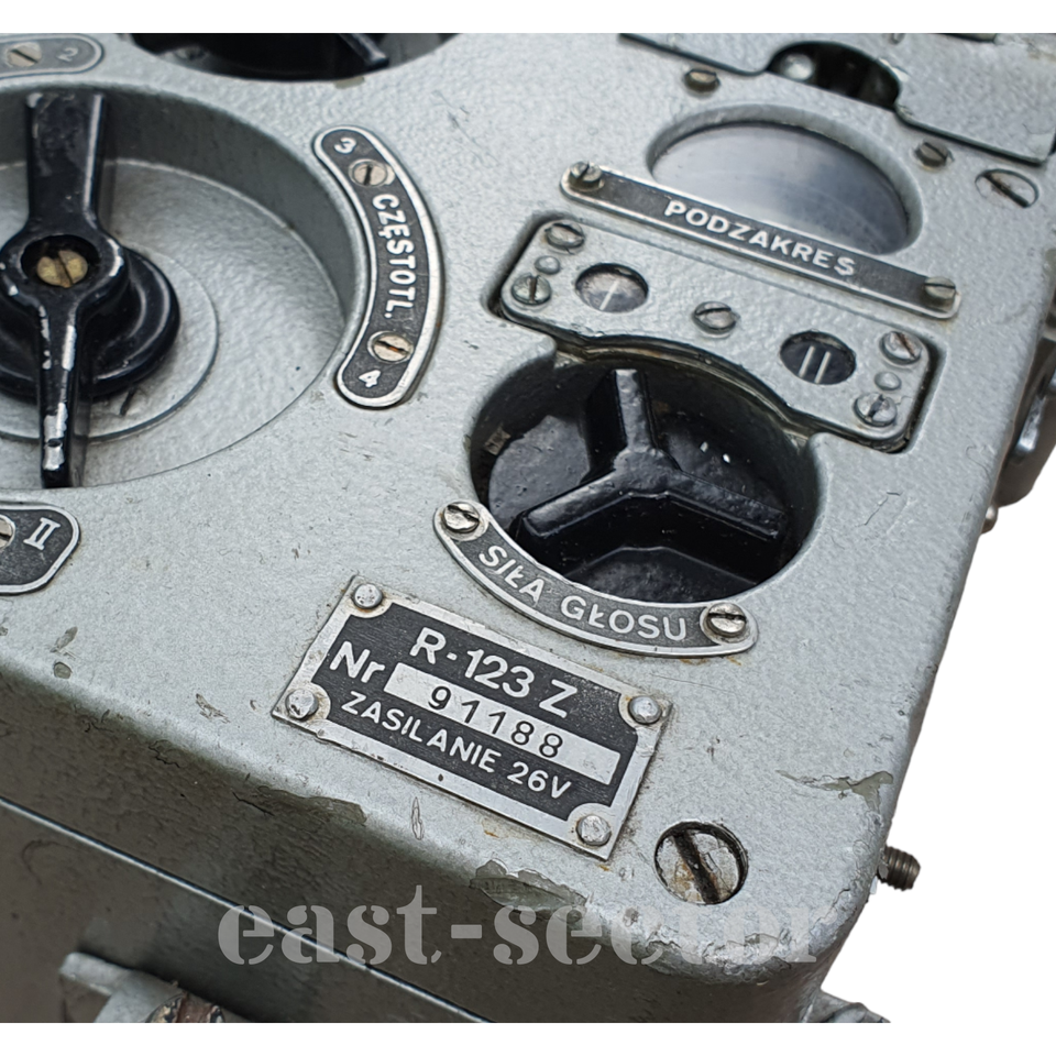 Rare R-123 Z Soviet Russian Tank Radio Station Polish Version Cold War ...