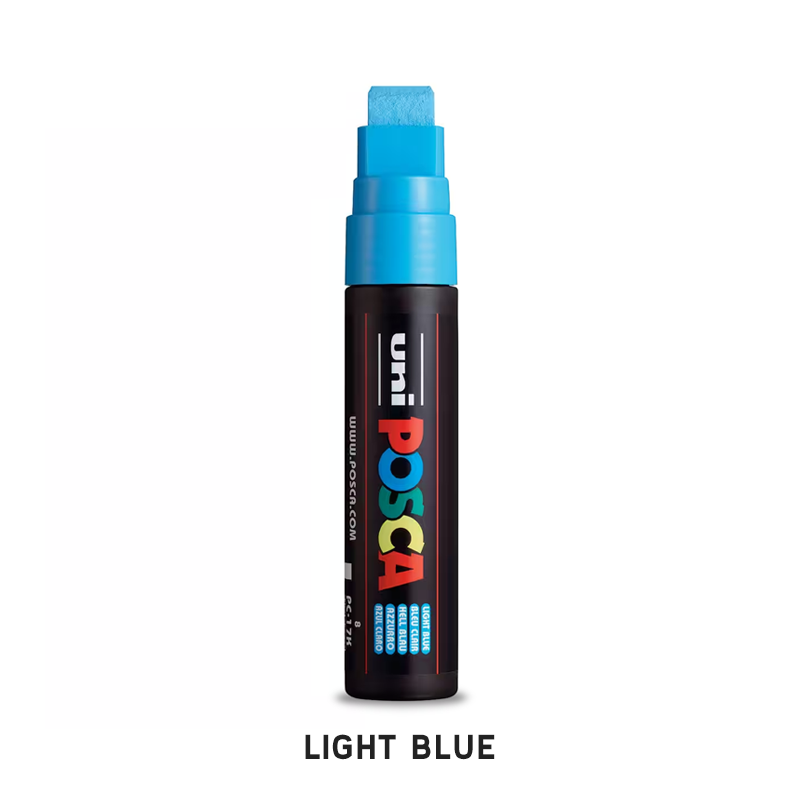 UNI POSCA PC-17K Single Water-based Paint 15MM Chisel Tip Marker ...