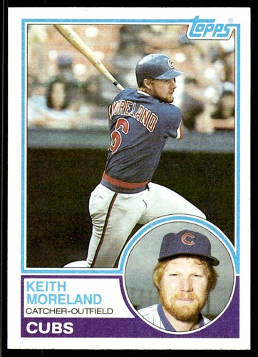 1983 Topps Keith Moreland Chicago Cubs #619 | eBay