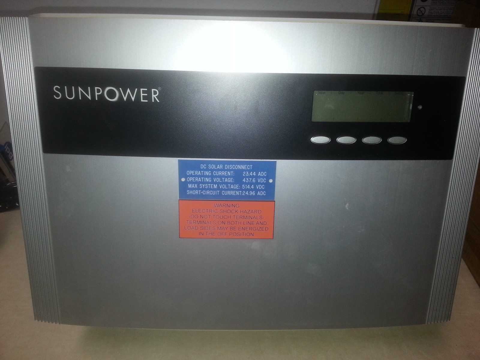 SunPower SPR-10001F-1 UNI Inverter Solar DC Disconnect | eBay