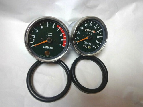 1972 & 1973 Yamaha RT2/ RT3 360 tachometer & speedometer NOS style | eBay