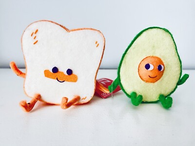 Target Spritz Valentine’s Day Felt Duo Figural Avocado and Toast Pair ...