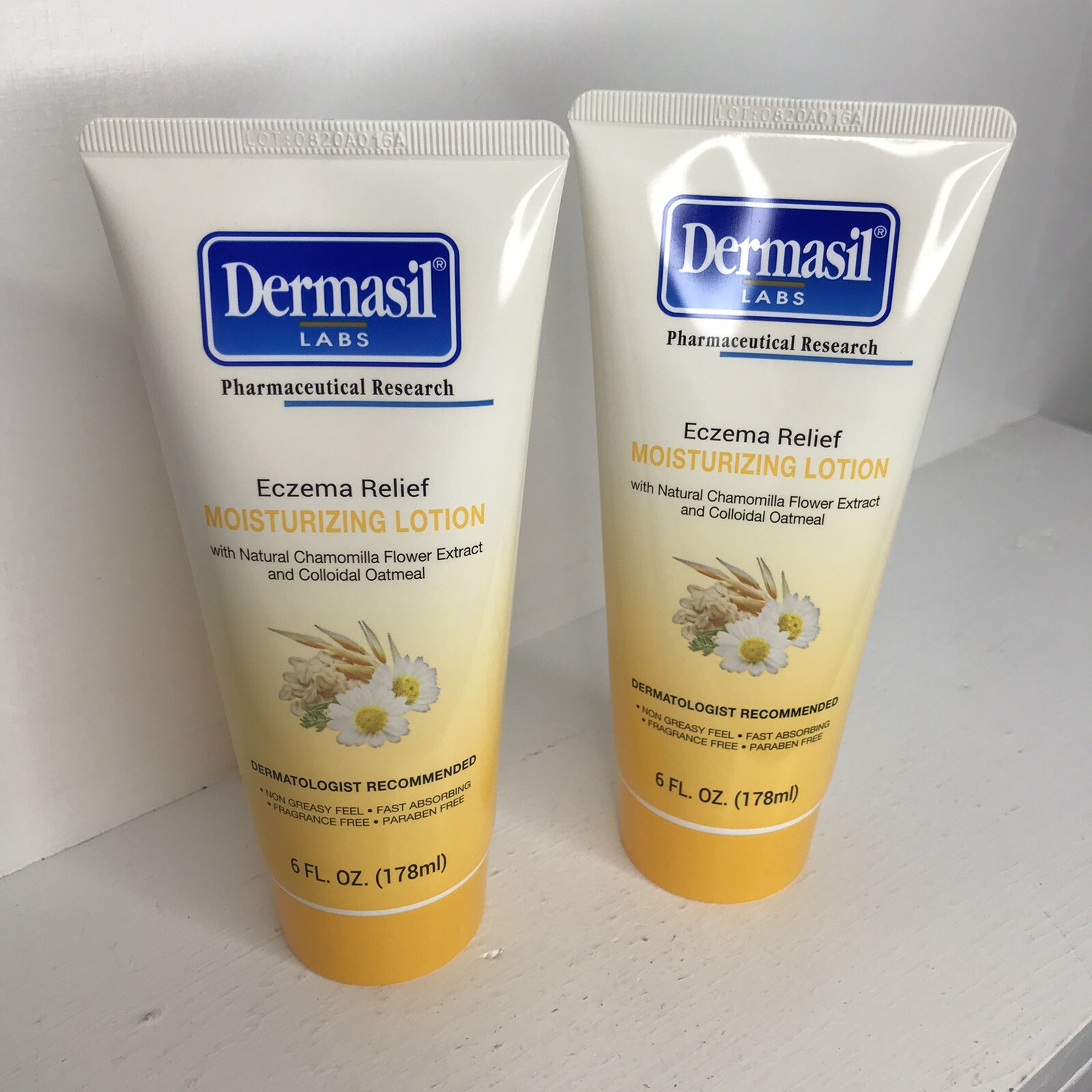 Dermasil Labs Eczema Relief Moisturizing Lotion Fragrance Free Non ...