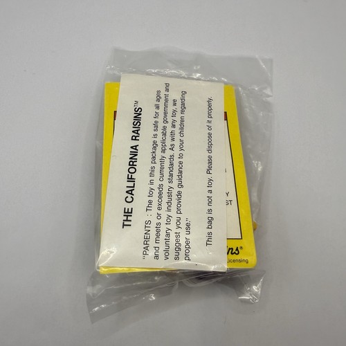 VTG California Raisins Figure And Card Hardees Limited Edition 1990s ...