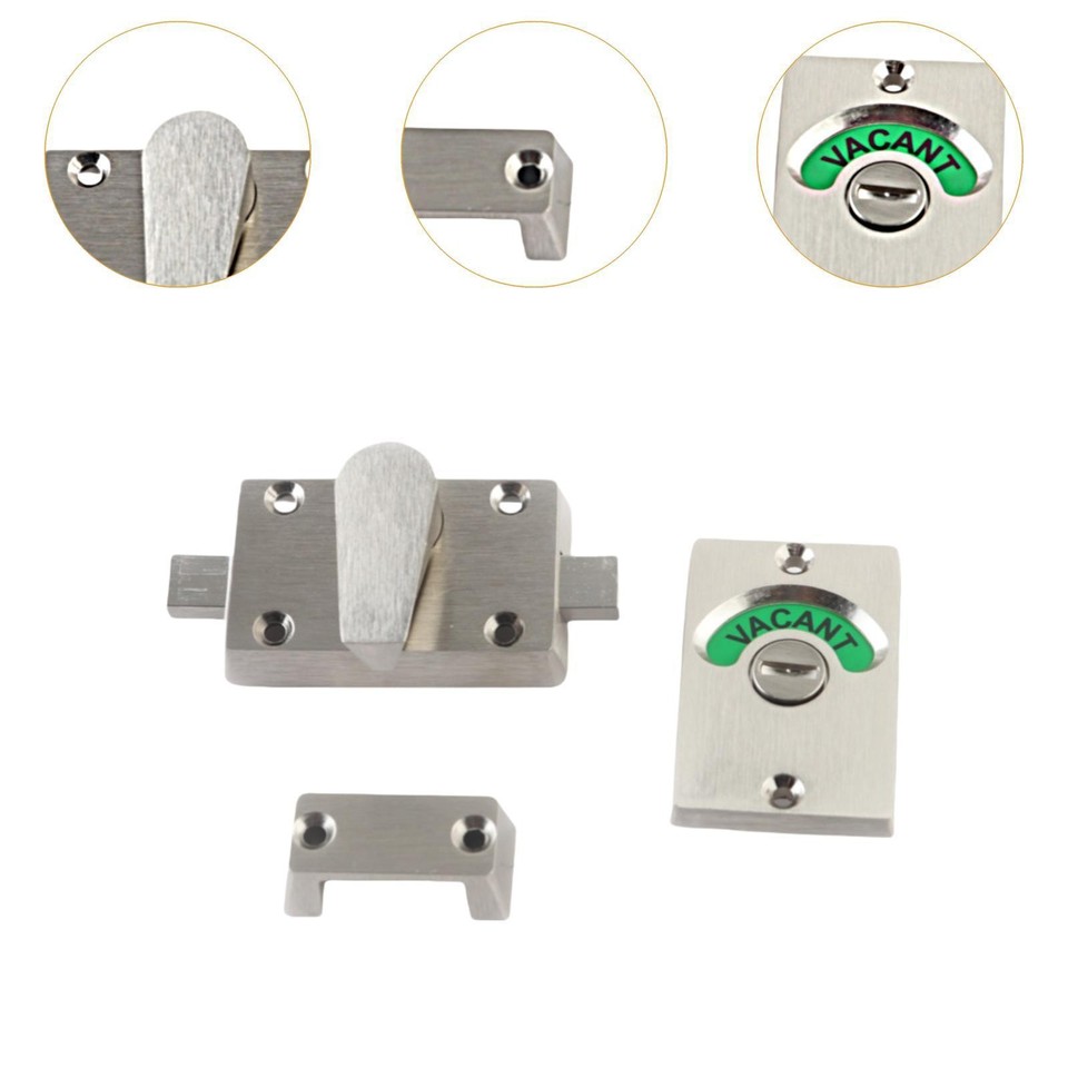 Toilet Indicator Lock, Toilet Partition Lock for Bathroom, | eBay UK