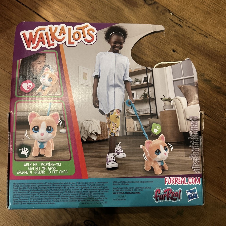 Walk-a-Lots FurReal Kitten Hasbro F1998 New In Box - READ | eBay