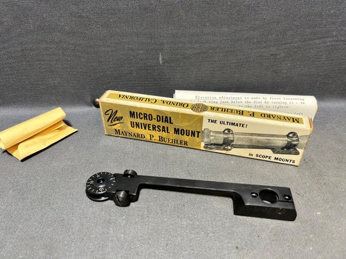 Maynard P. Buehler Scope Base, Micro-Dial, Springfield | eBay