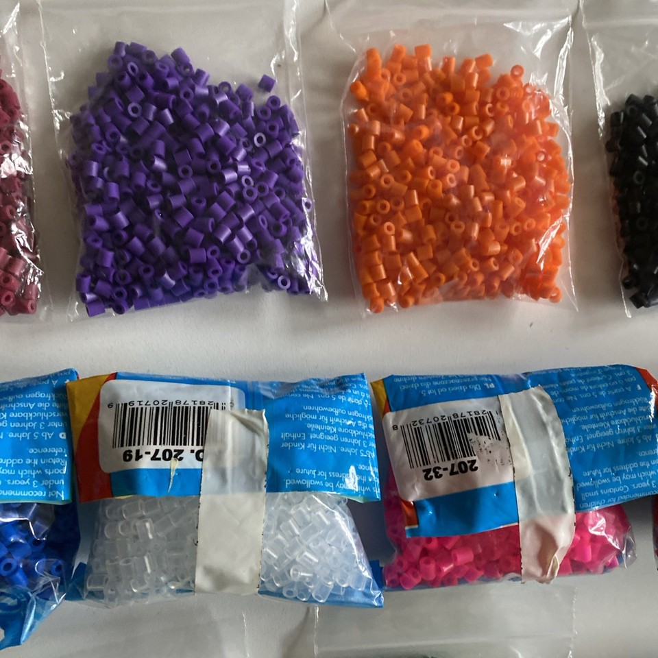 Hama Beads Bundle Peg Boards Multiple Colours | eBay UK