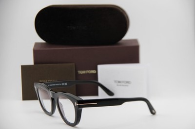 NEW TOM FORD TF 5873-B 001 ECO BLACK GOLD AUTHENTIC FRAMES EYEGLASSES ...