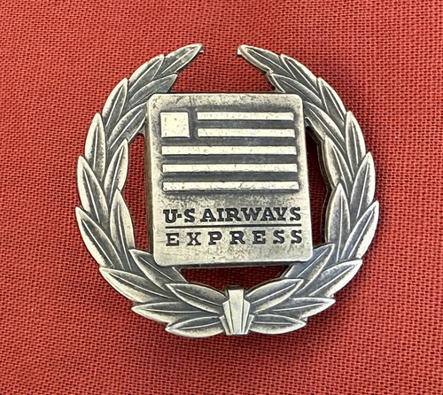 1990's US Airways Express Pilot Hat Badge Captain First Officer 1st ...
