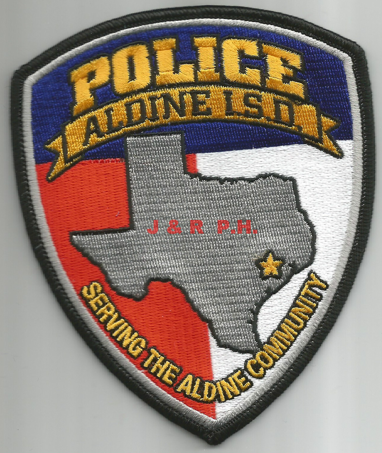 Aldine I.S.D. Police, Texas (4" x 5" size) shoulder police patch (fire ...