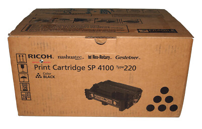 Ricoh Toner Print Cartridge SP 4100 Type 220 Black Schwarz Noir 407649 ...