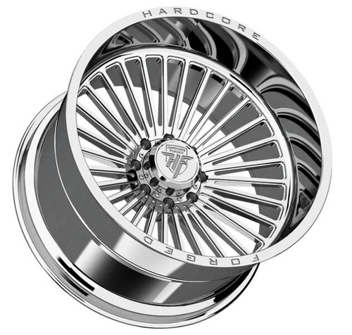 4 NEW 22x12 Hardcore Forged Wheels Tariff -44 Polished 8x180 Chevy GMC ...