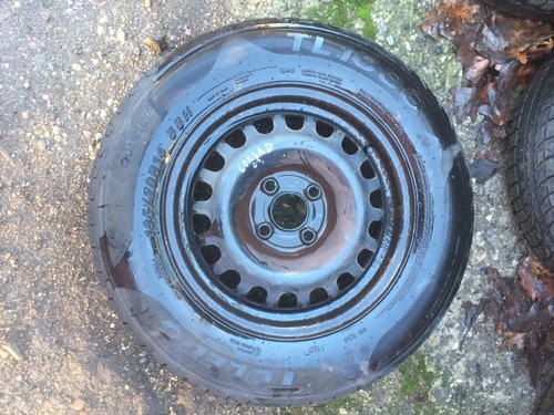 VAUXHALL CORSA D LIFE STEEL WHEEL AND GOOD TYRE OUTSIDE 185/70R14 88H ...
