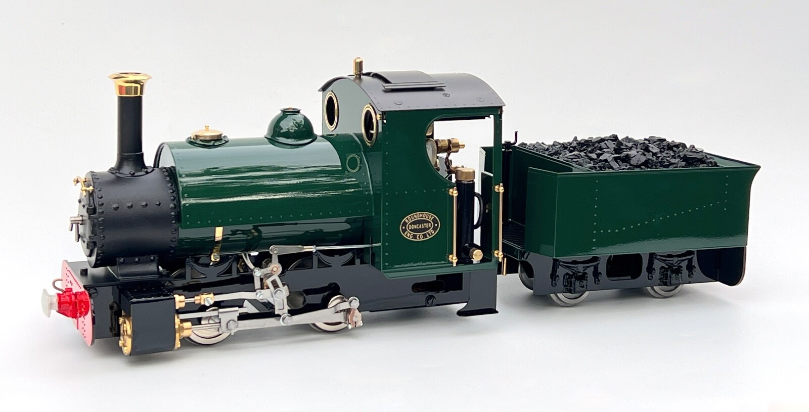 Roundhouse Katie 0-4-0 Live-Steam with Fosworks RC and Tender, Deep ...