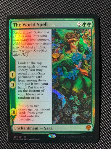 The World Spell - Foil - Dominaria United MTG | eBay Australia