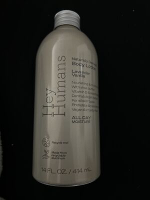 Hey Humans Naturally Derived Body Lotion Lavander & Vanilla 14 oz. | eBay