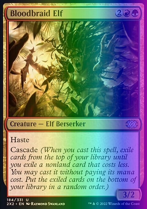 MTG Magic the Gathering Bloodbraid Elf (184/603) Double Masters 2022 LP ...