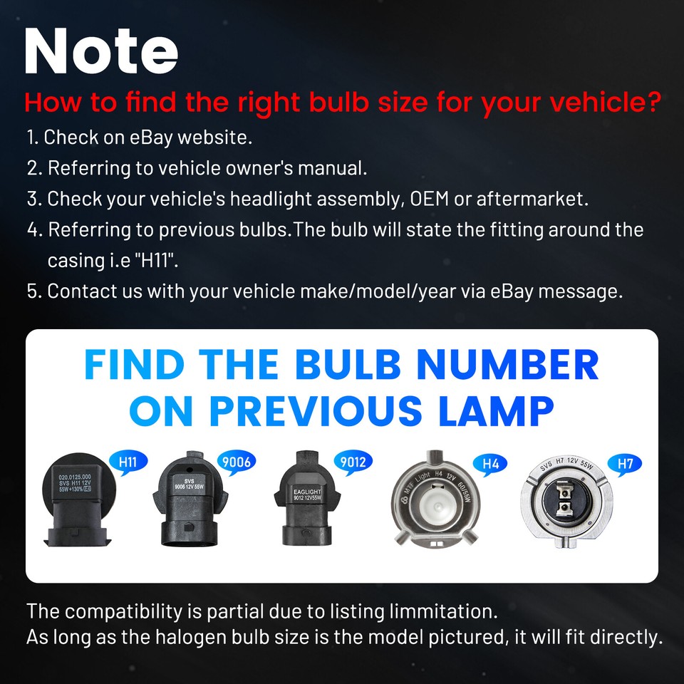 NOVSIGHT H4 LED Headlight Bulbs High Low Beam 200W 40000LM 6500k 400% ...