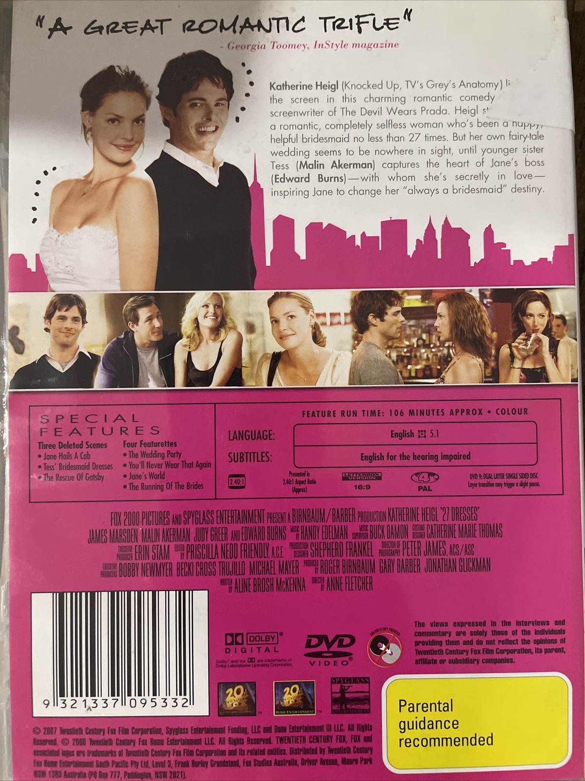 27 Dresses (DVD, 2008) 9321337095332 | eBay