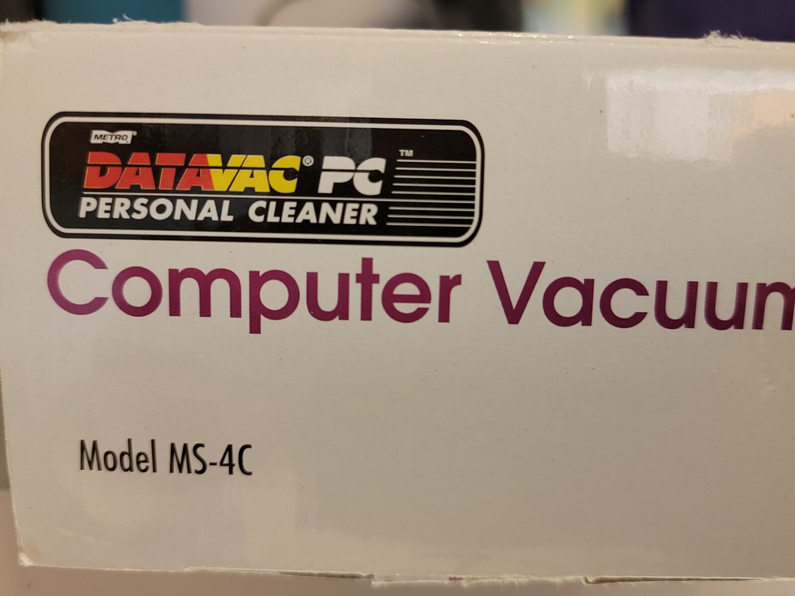 Vintage Vacuum Metro Data-Vac Micro Sweep MS-4C Mini Electric PC Vacuum ...