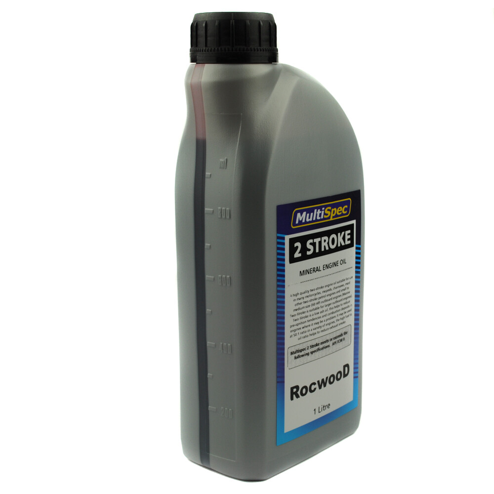 1 Litre Of 2 Stroke Oil & Fuel Petrol Mixing Bottle For Strimmer 25:1 ...