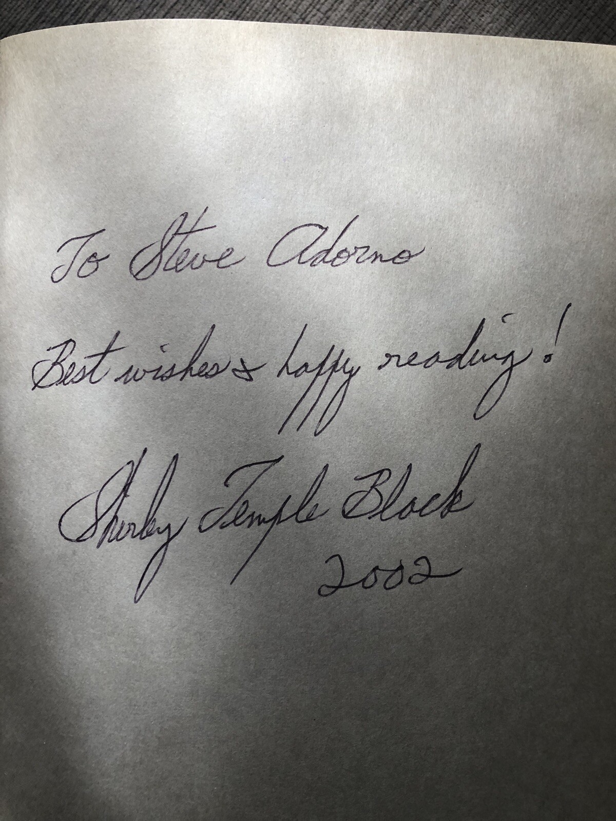 Shirley Temple Black - Signed Book "Child Star" 1st Ed. 1st Print ...