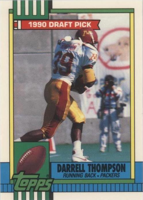1990 Topps - Darrell Thompson #155 Collector's Edition (Tiffany) (RC ...