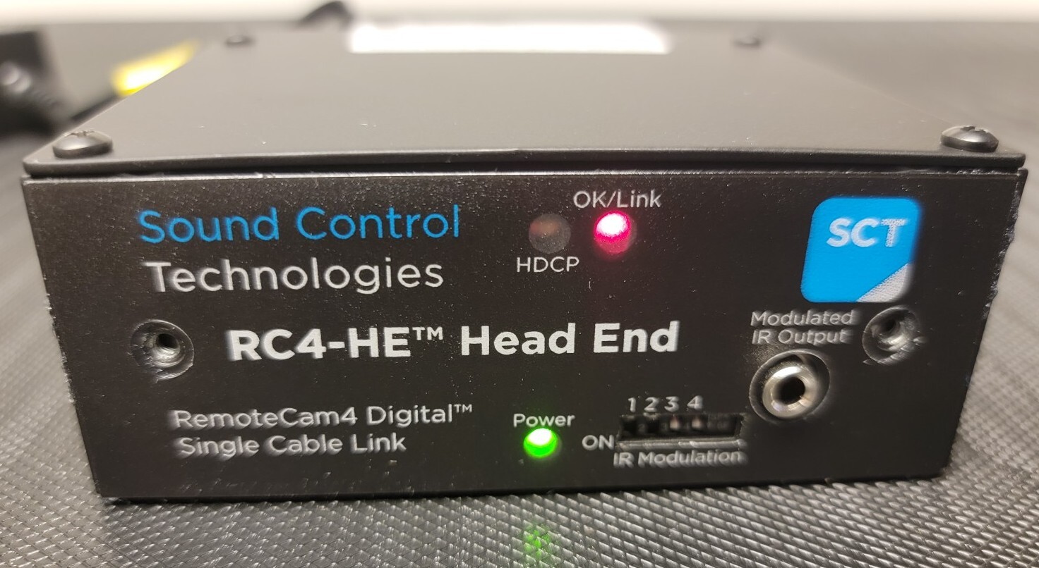 SOUND CONTROL TECHNOLOGIES RC4-HE HEAD END REMOTECAM4 DIGITAL SINGLE ...