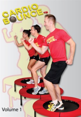 CARDIO BOUNCE INSTRUCTOR WORKOUT KIT DVD NEW SEALED REBOUNDING MINI ...