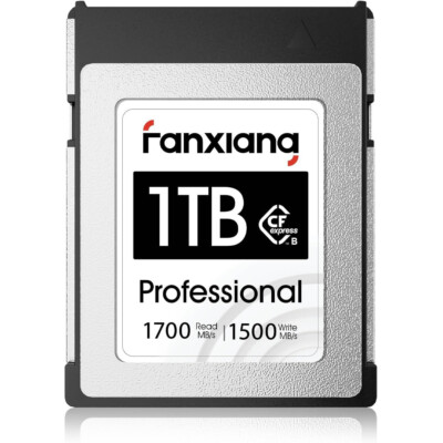 Fanxiang 1TB PCIe NVMe 8K Video CF Cards CFexpress Type B Memory Card ...