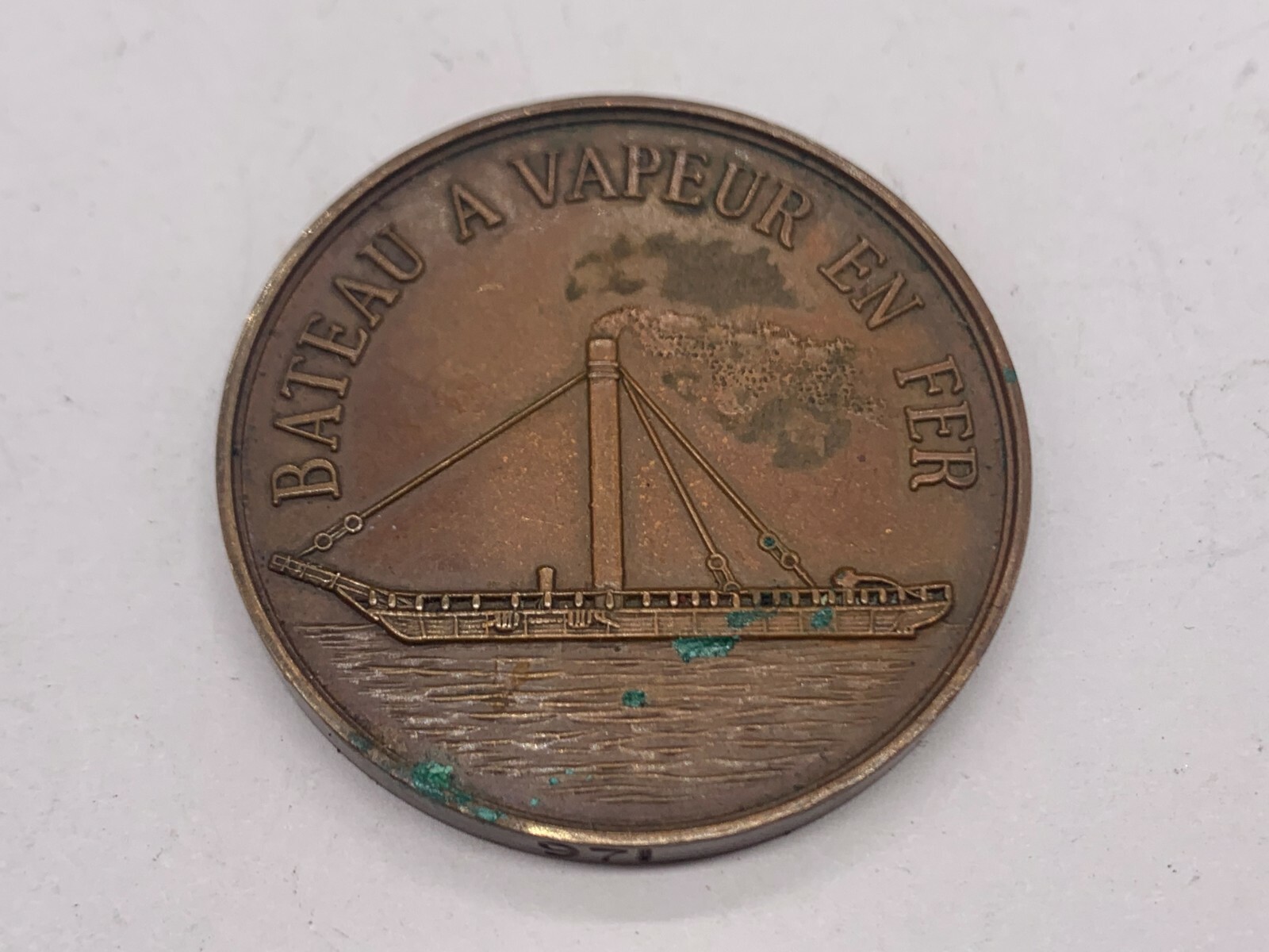 S.S AARON MANBY FIRST STEAMSHIP MEDALION HORSELEY WORKS TIPTON | eBay UK