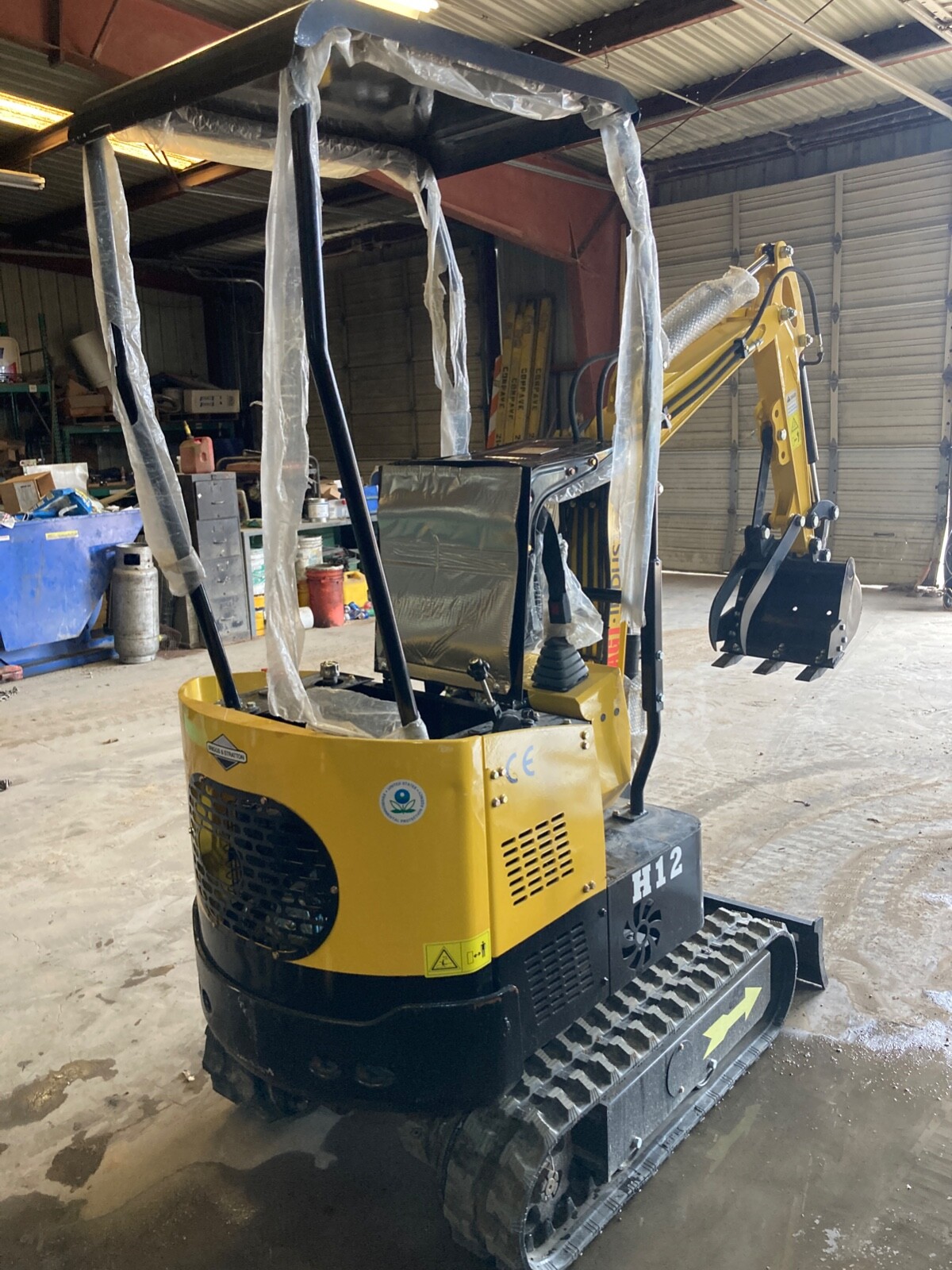 2023 H12 Briggs and Stratton powered Mini-Excavator; Thumb; New | eBay