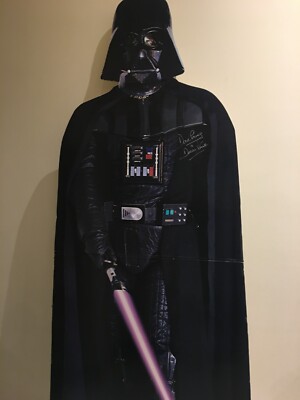 STAR WARS VINTAGE DARTH VADER REAL LIFE SIZE SIGNED DAVE PROWSE MOVIE ...