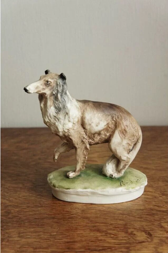 Bruno Redaelli Porcelain Scottish Collie Dog Sculpture Figurine ...
