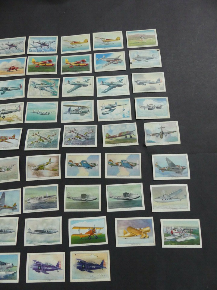 Wings Cigarettes Modern American Airplanes, Over 75 Cards | eBay