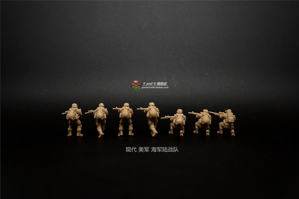 1/72 Resin Figure model Modern US Army Marine Corps 3D Printed Soldier ...