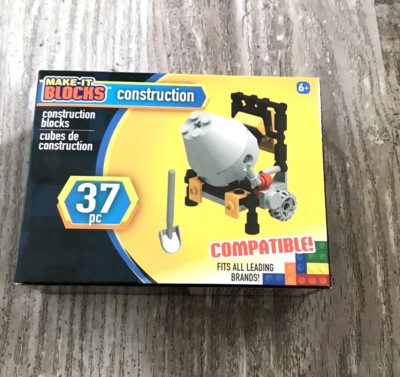 MAKE-IT BLOCKS TOY 37 PC SET BRAND NEW CITY CONSTRUCTION INFRASTRUCTURE ...