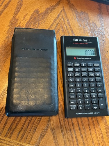 Texas Instruments BA II 2 Plus Professional Business Financial ...