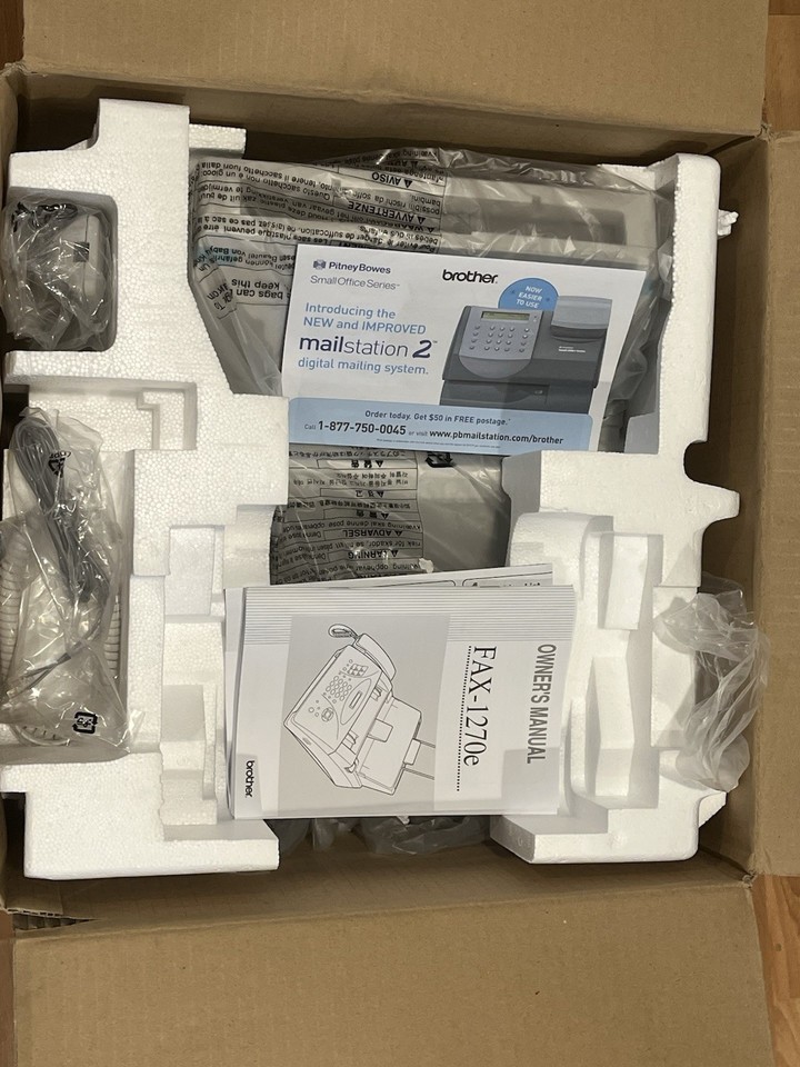 Brother intelliFAX 1270E Fax Phone & Copier Machine | eBay