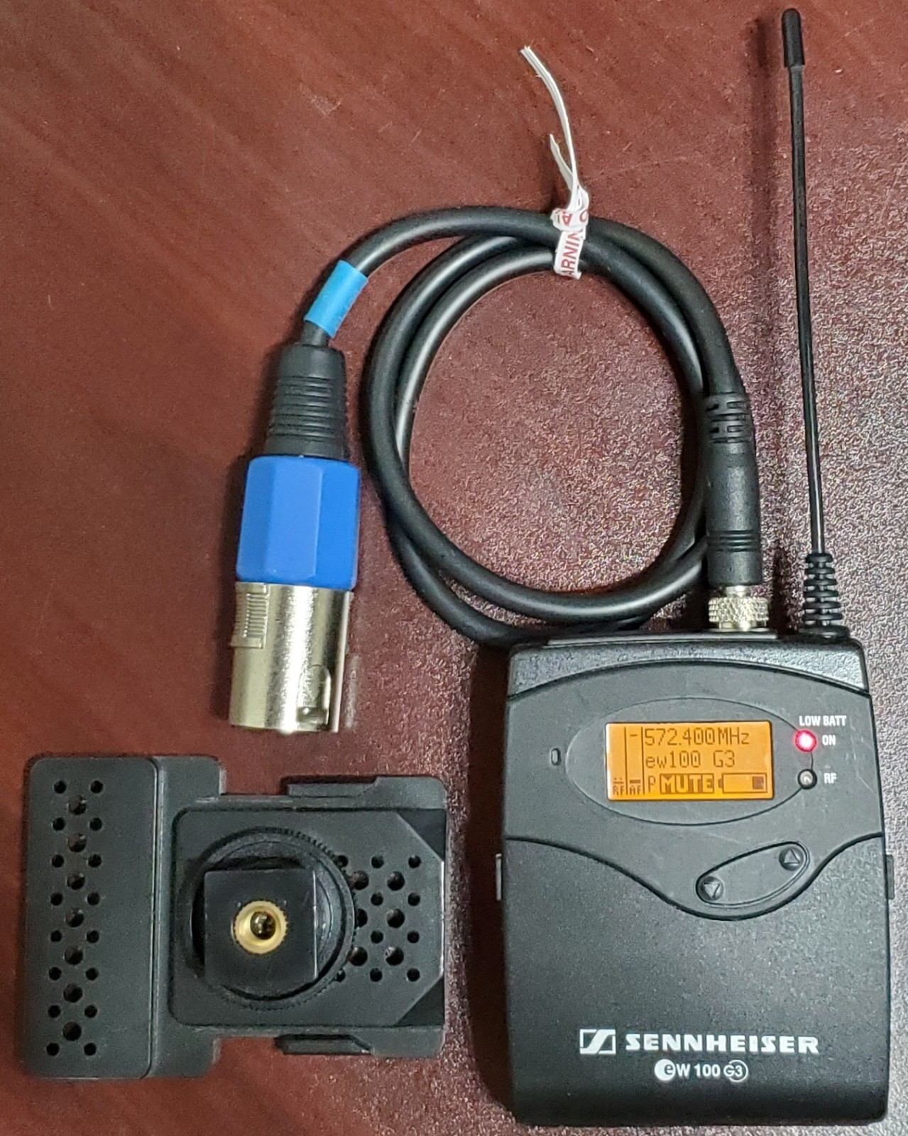 Sennheiser EK100 G3 Portable Camera ENG Wireless Mic Receiver G 566 ...